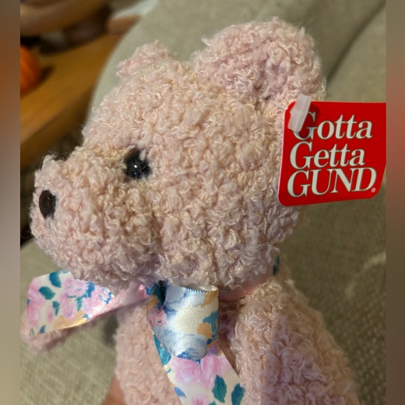 Gund | Toys | Gotta Getta Gund Lovett Pink Bear | Poshmark